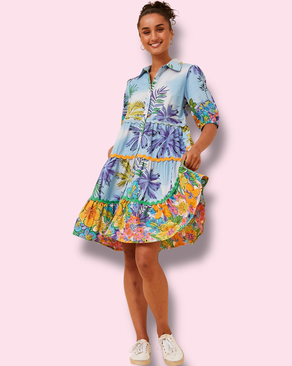 Ronnie Tropical Dress – The-hanger