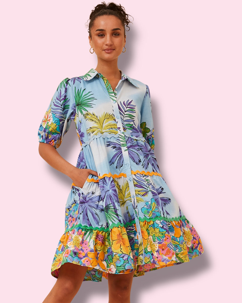 Ronnie Tropical Dress – The-hanger