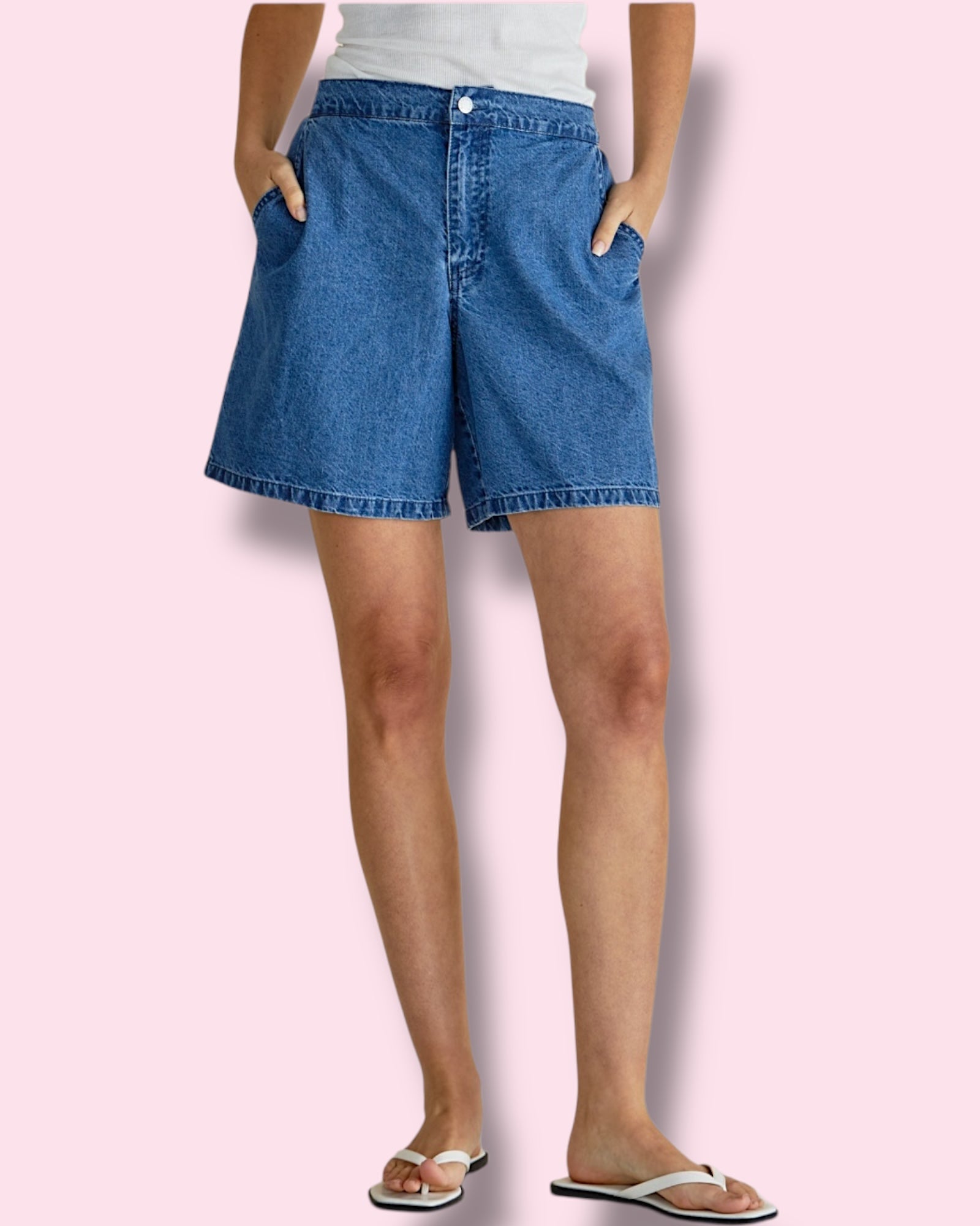 Breeze Relaxed Denim Shorts – The-hanger